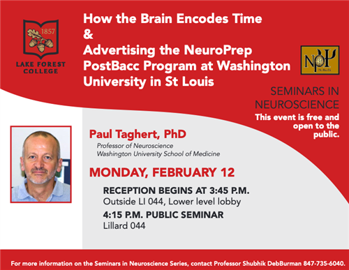 Seminars in Neuroscience - How the Brain Encodes Time & Advertising the NeuroPrep | Lake Forest ...